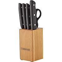 Amazon.com: Emeril Lagasse 6-Piece Knife Block Set (Natural) - Emeril ...