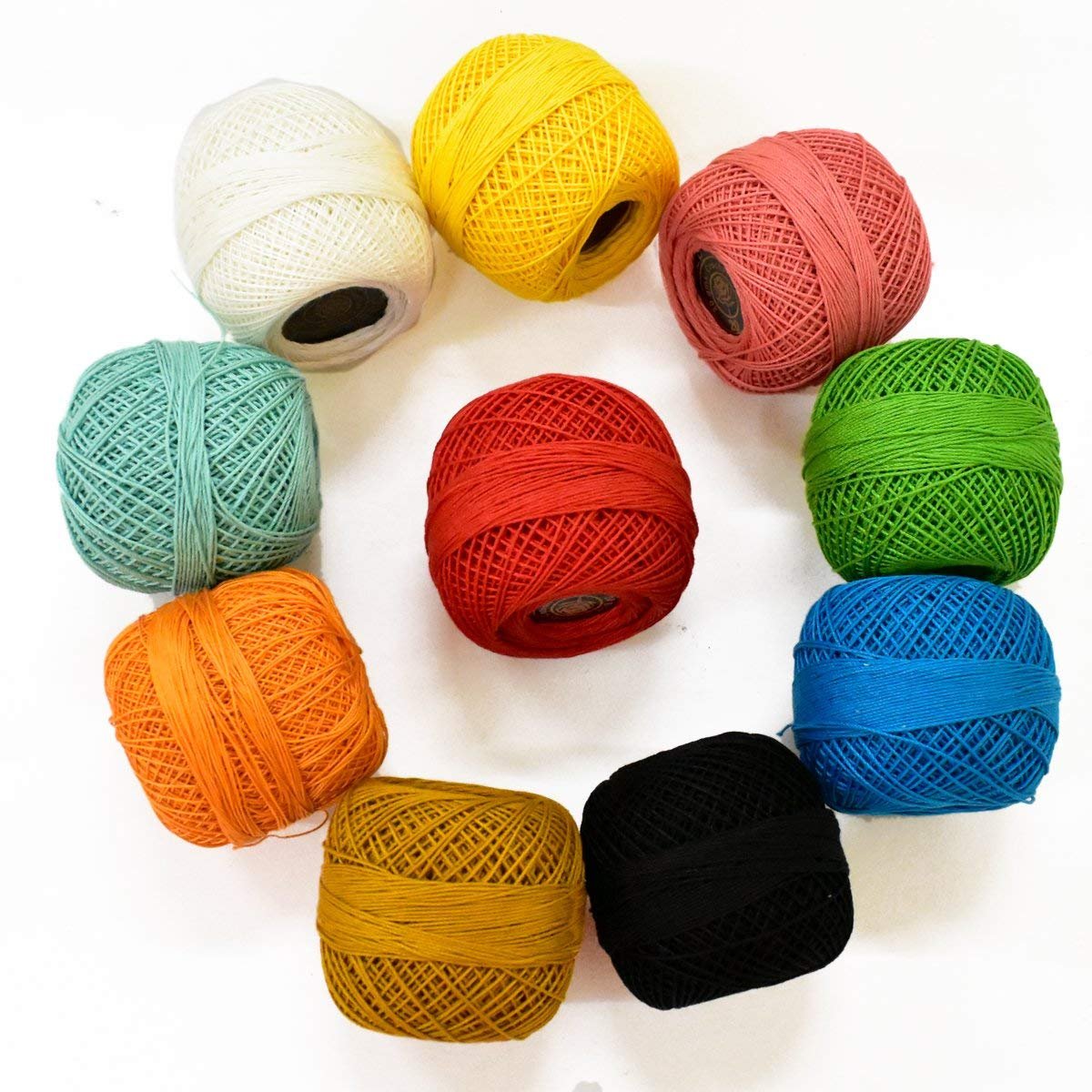 ChicTheDecor Crochet Cotton Thread Yarn for Knitting and Craft Making ...
