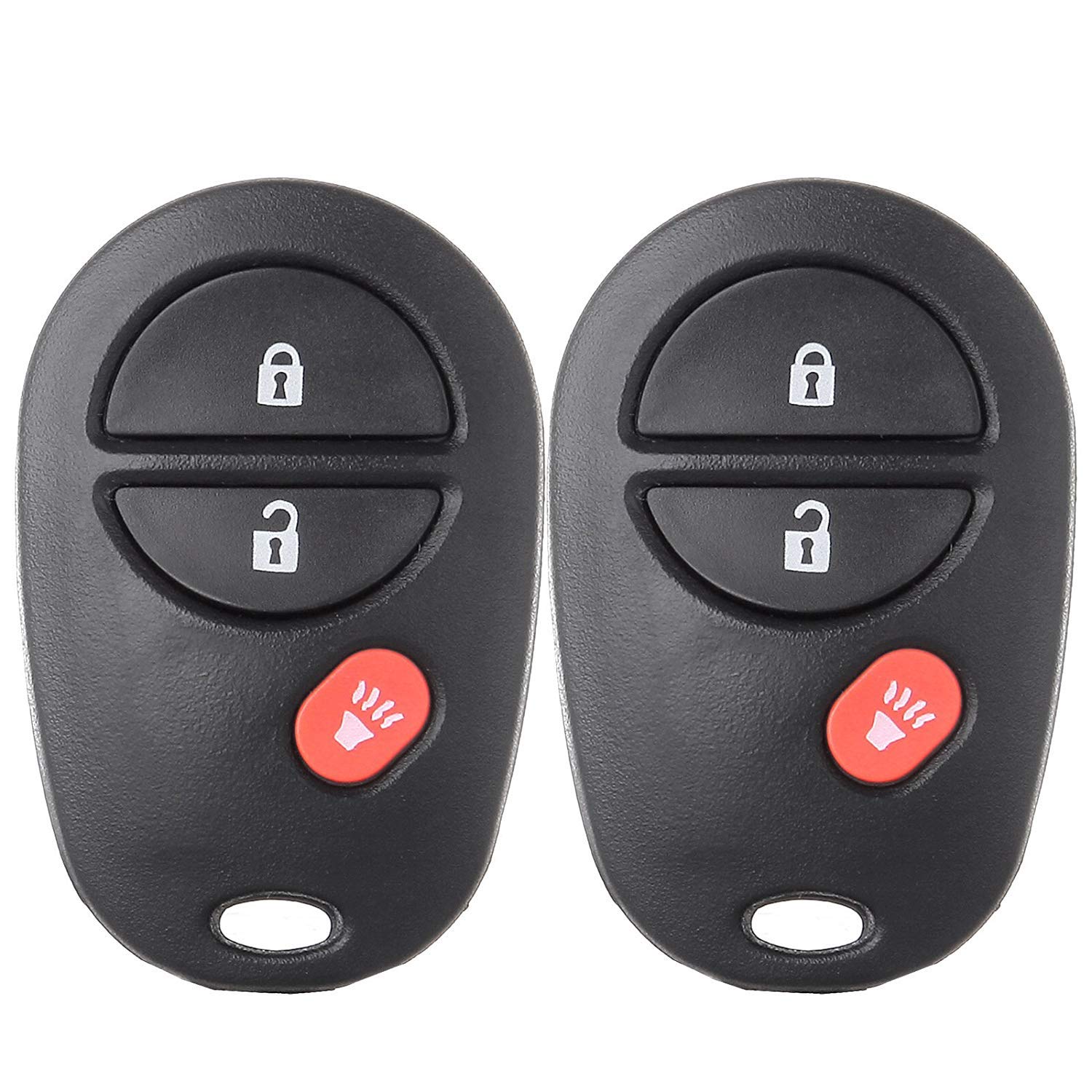 ECCPP Keyless Entry Remote Key Fob 2X Replacement fit for Toyota ...