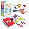 merka Toddler Flash Cards, Set of 58 Alphabet, Letters, Colors, Shapes ...