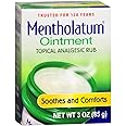 Amazon.com: Mentholatum Ointment 3 oz (Pack of 6) : Health & Household