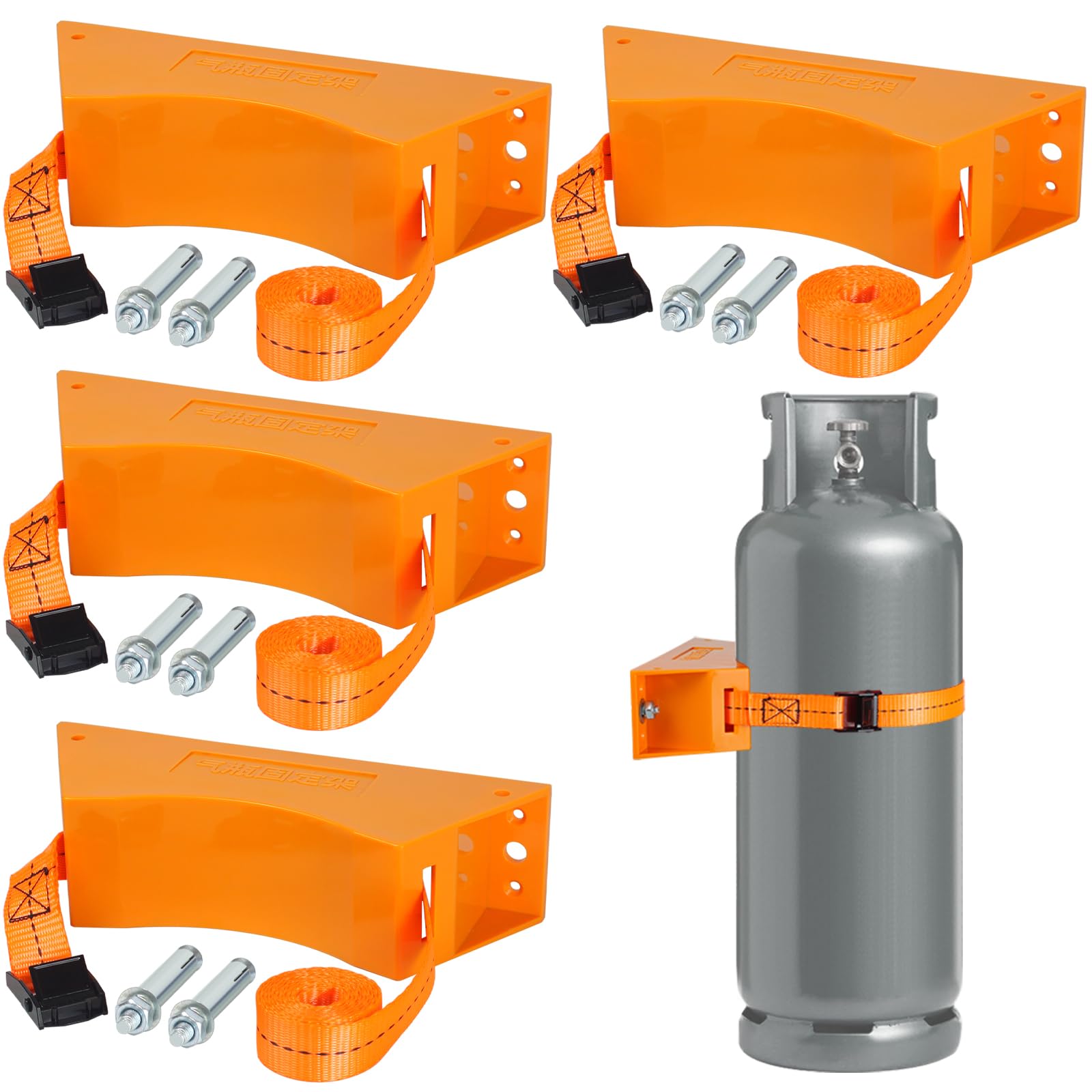 Mua 4PCS Propane Tank Holder, Gas Cylinder Holder, Propane Tank Mount ...