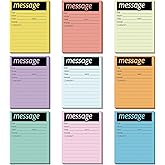 Amazon.com : 9 Pieces Telephone Message Sticky Notes Pads 4 x 5 Inch ...