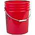Amazon.com: Red 5 Gallon Bucket; Heavy Duty 90 mill.: Home Improvement