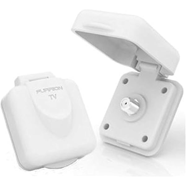 RV Cable TV Inlet Coaxial Cable Connector, 46% OFF