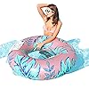 Inflatable Tropical Plant Pool Floats, Floaties Raft Lounge for Adult ...