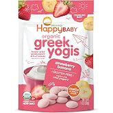 Amazon.com: Happy Baby Organics Baby Snacks, Yogis, Freeze Dried Yogurt ...