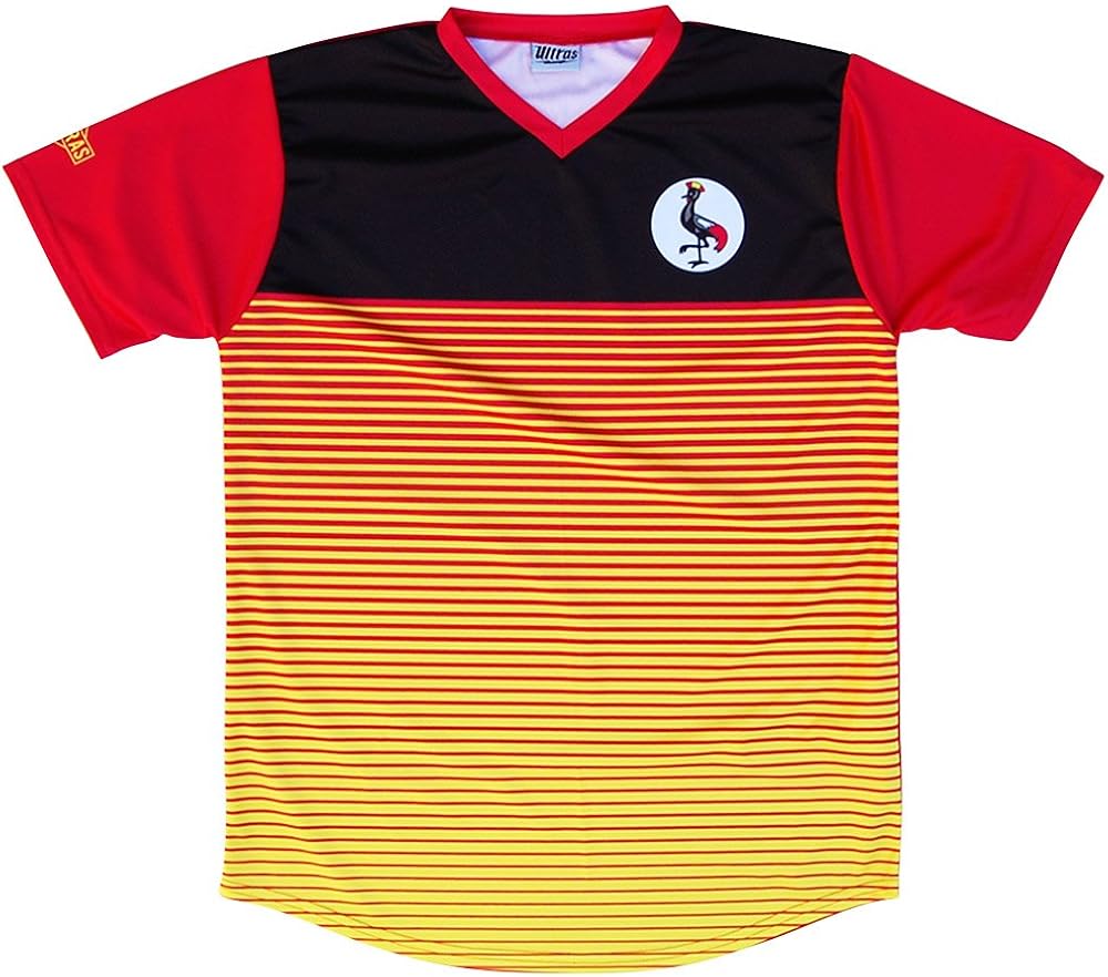 Uganda Rise Soccer Jersey, Black, XXXX-Large | Amazon.com