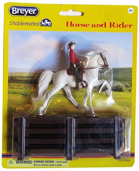 Breyer - Stablemates Horse and Rider Set: Amazon.co.uk: Toys & Games