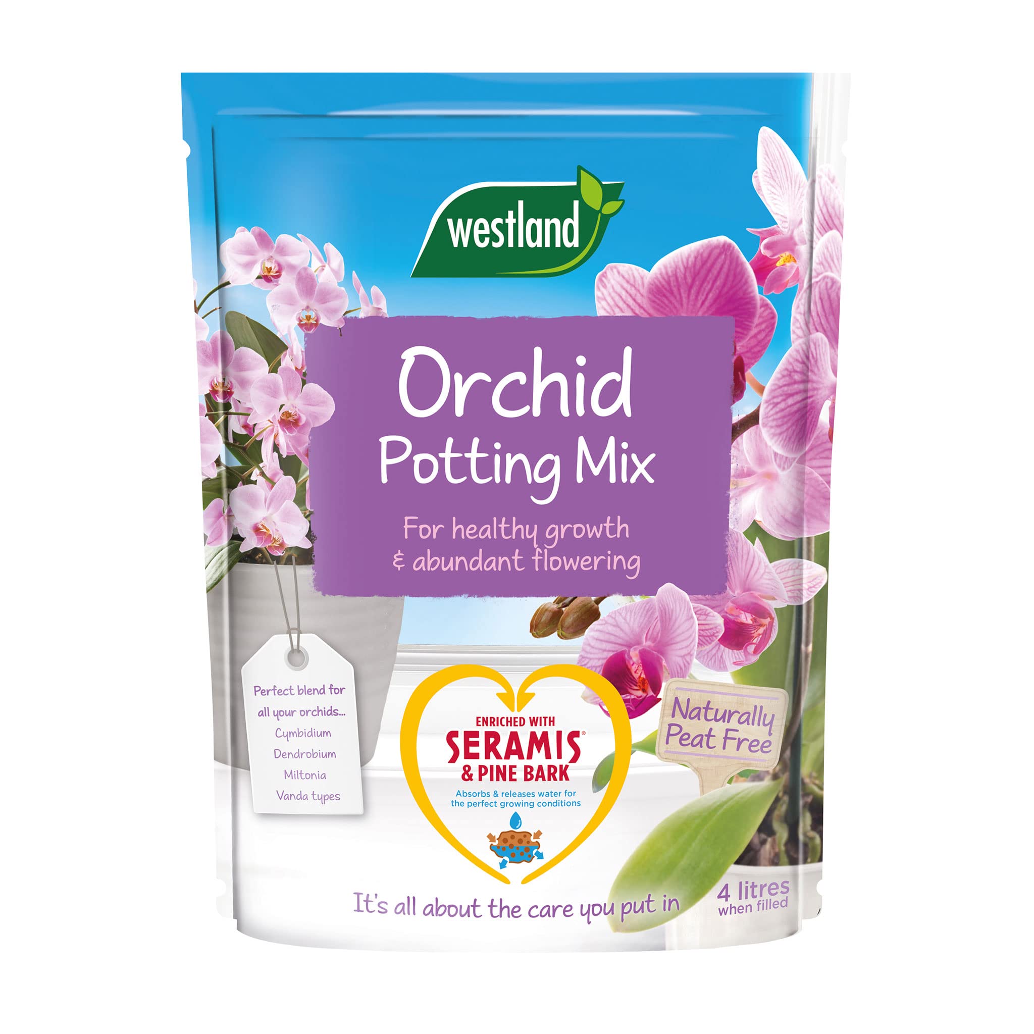 Mua Westland Orchid Potting Compost Mix and Enriched with Seramis, 4 L ...