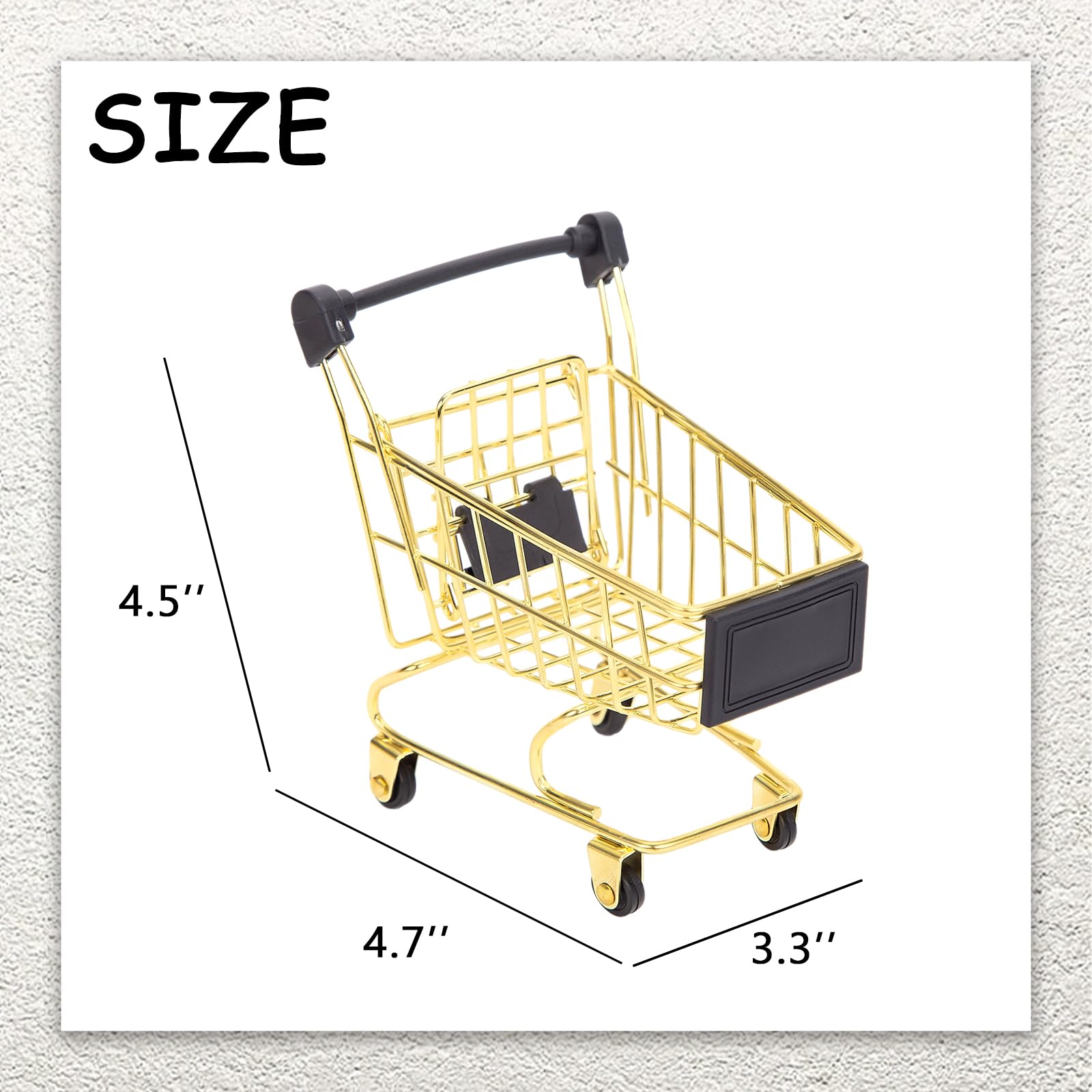 Mua DomeStar 2PCS Mini Shopping Carts, Mini Grocery Cart Toy Shopping ...