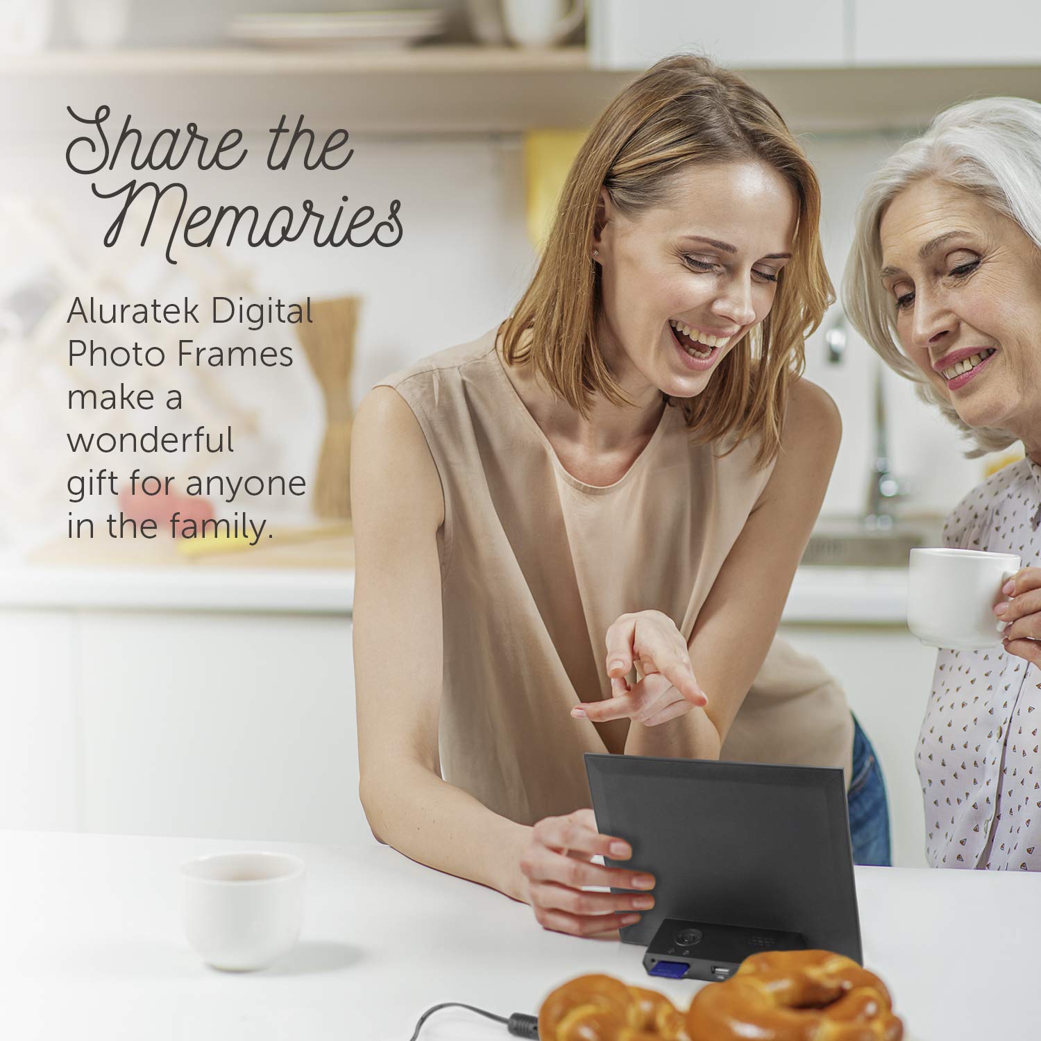 Mua Aluratek 8" Slim Digital Photo Frame with Automatic Slideshow, USB ...