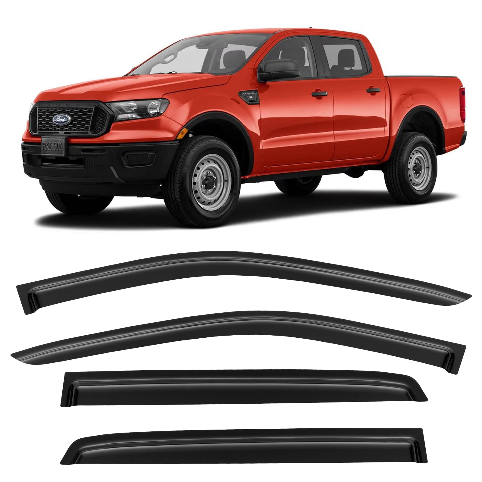 Mua Window Visors Rain Guards for 2019 2020 2021 2022 2023 2024 Ford ...