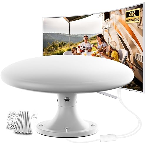 SZKALAK TV Antenna Outdoor - Amplified RV Antenna for Outdoor Camper ...