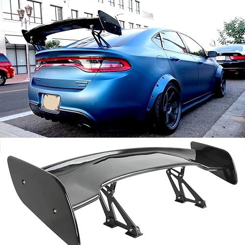 JMTBNO 47 Inch GT Rear Spoiler, Gloss Black Wing Spoiler for car ...