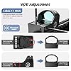 SECDES Red Dot Sight,3 MOA Handgun Scopes Shock Resistance Waterproof ...