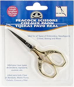 Amazon.com: DMC Peacock Embroidery Scissors 3.75"