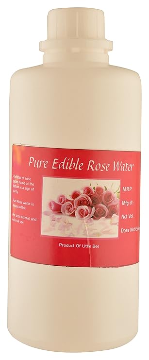 Buy Little Bee Pure Edible Rose Water, 500ml Online at Low Prices in ...