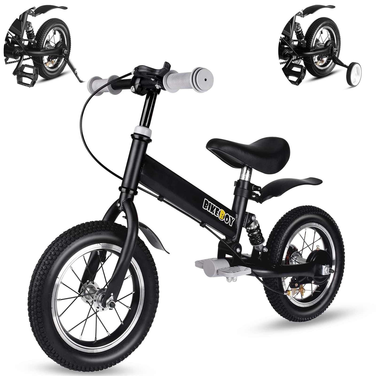 bikeboy Balance Bike 2 in 1,The Dual Use of a Kids Balance Bike and ...