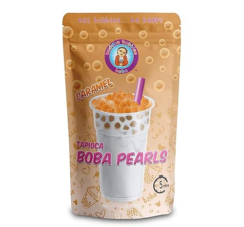 Premium Boba Tea Real Tapioca Pearls Ready in 3 Minutes by Buddha ...