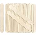 Amazon.com: 200Pcs Jumbo Wooden Craft Sticks Wooden Popsicle Craft ...
