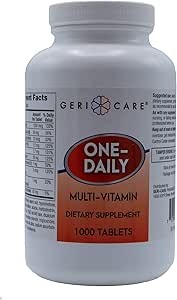 Amazon.com: GeriCare One-Daily Multi-Vitamins 1000tablets: Health ...
