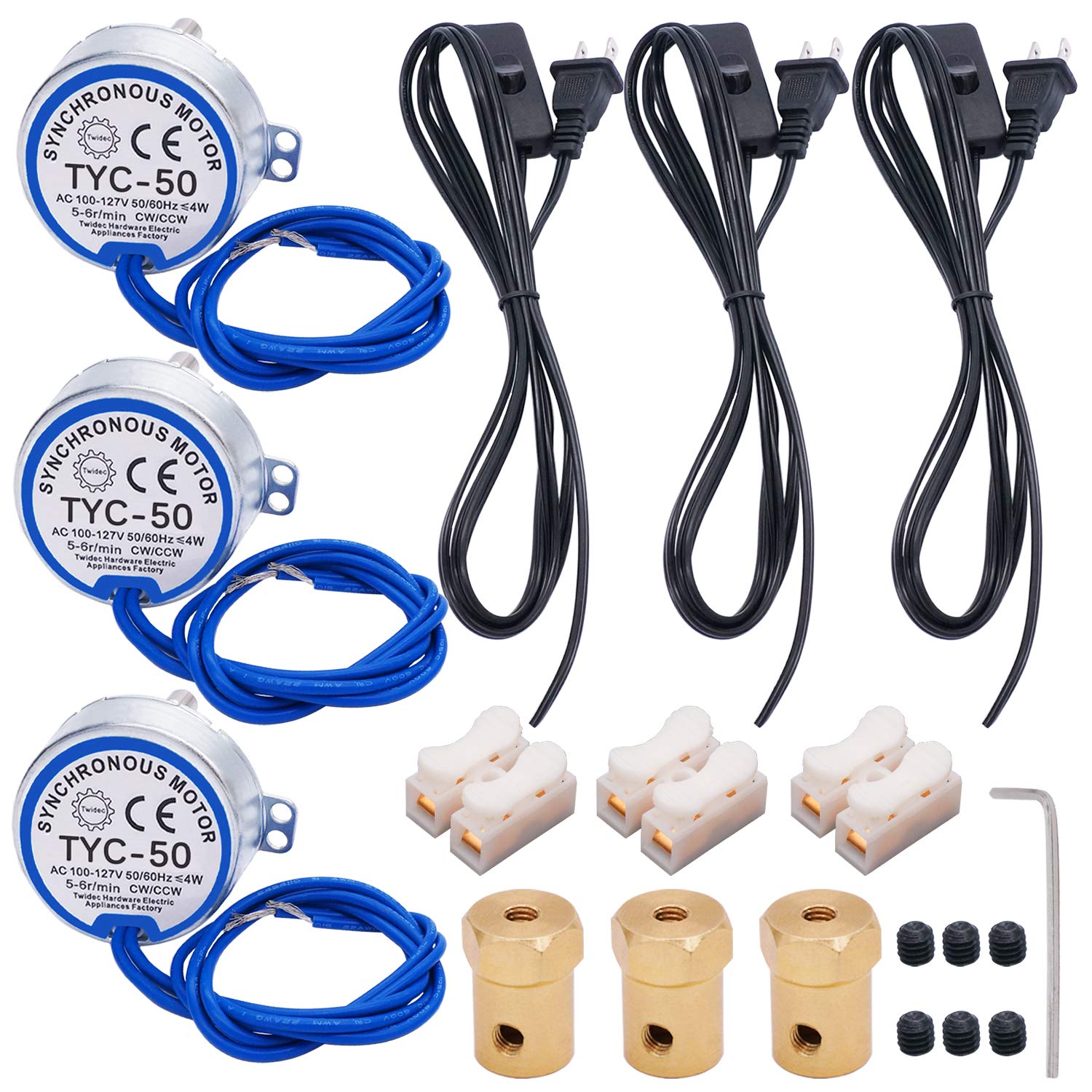 Mua Twidec/3Pcs Synchronous Turntable Motor Electric Motor 5-6RPM/MIN ...