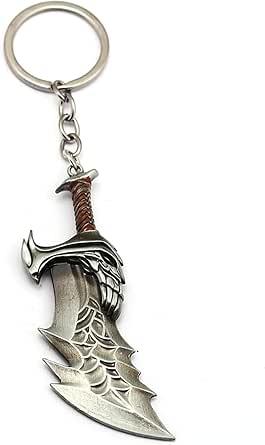 Amazon.com: Kratos Sword Keychain - God of War Keychain : Clothing ...