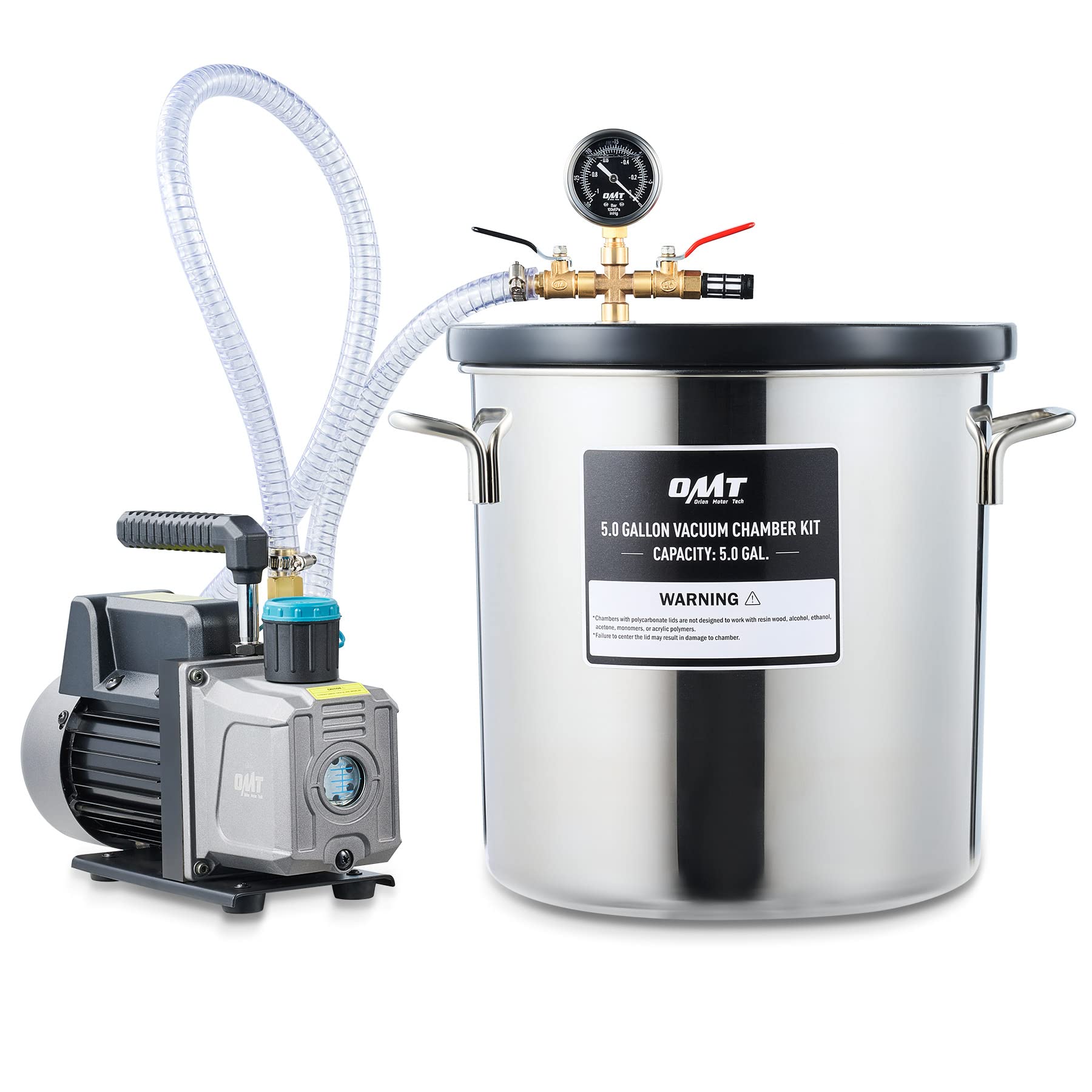 Mua Orion Motor Tech 5 Gallon Vacuum Chamber with Pump, Vacuum Chamber ...