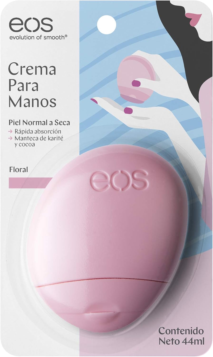 eos Crema para manos eos piel normal floral 44ml: Amazon.com.mx: Salud ...