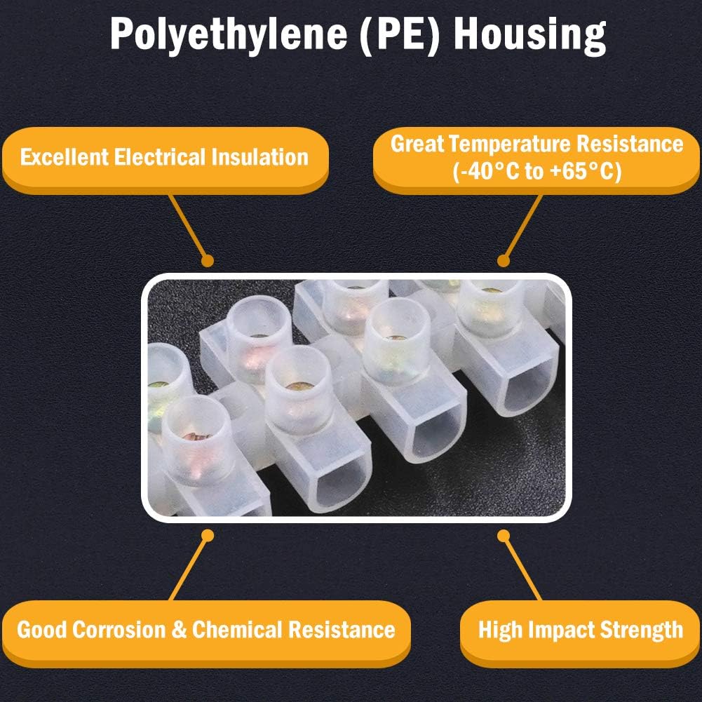 14 Pack of 20A Electrical Connectors Block, Wire Connectors Block ...