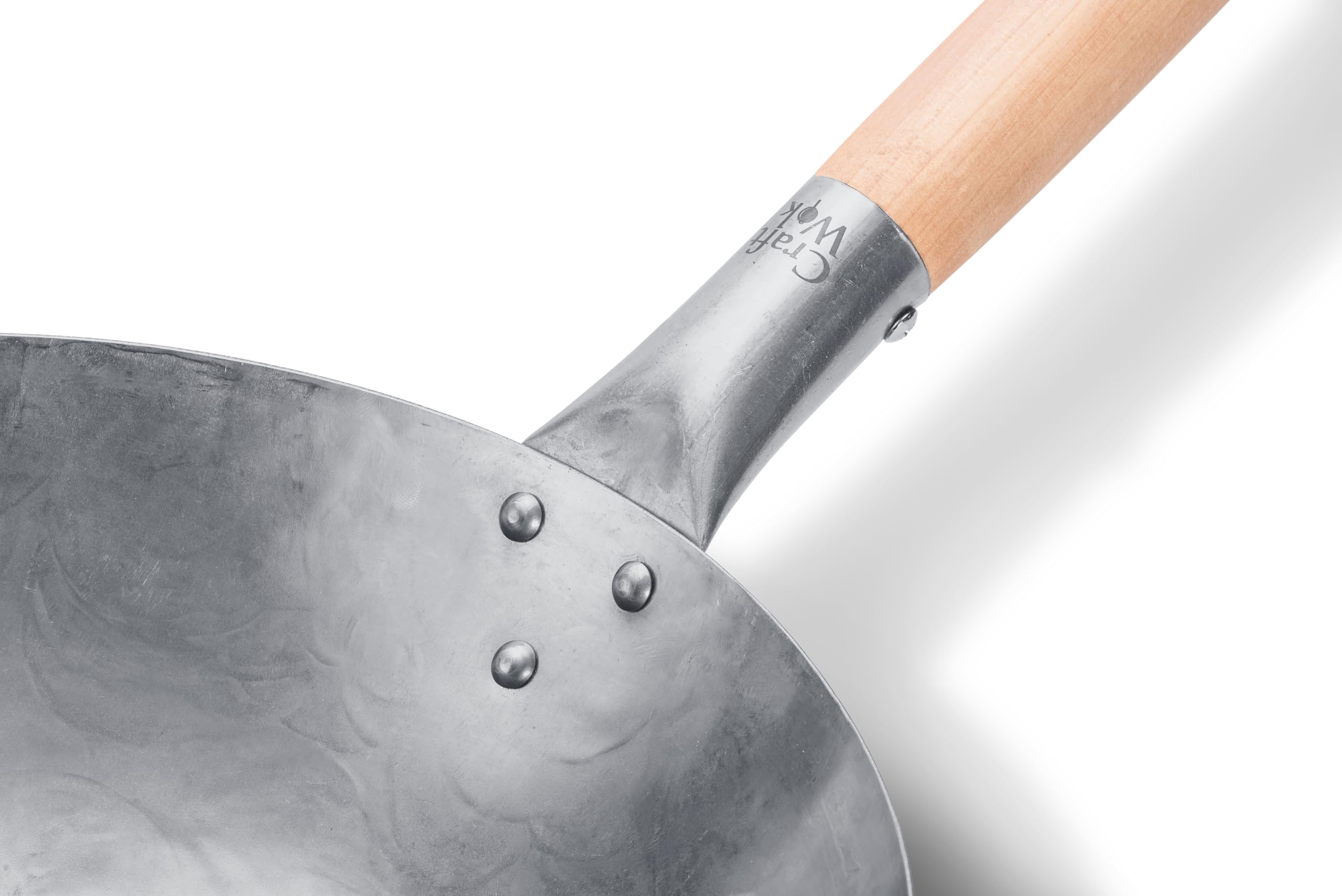 Mua Craft Wok Traditional Hand Hammered Carbon Steel Pow Wok with ...