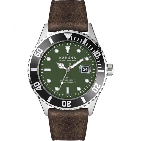 Kahuna Mens Analogue Classic Quartz Watch with PU Strap KUS-0127G ...