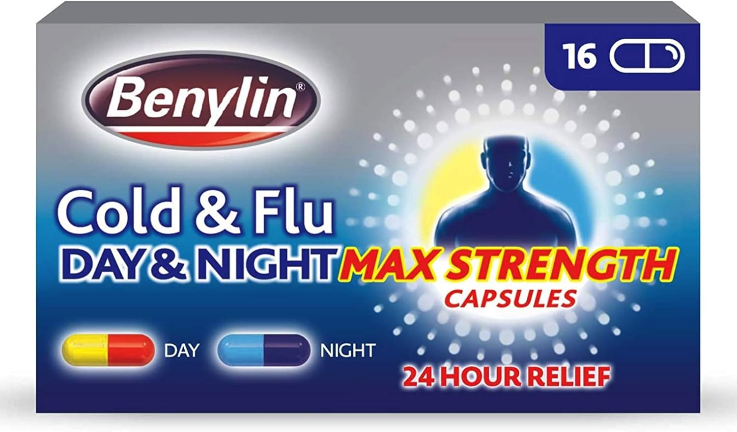 Benylin Cold & Flu Day & Night Capsules, 16 each – BigaMart