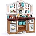 Amazon.com: Step2 Fun with Friends Kitchen | Large Plastic Play Kitchen ...