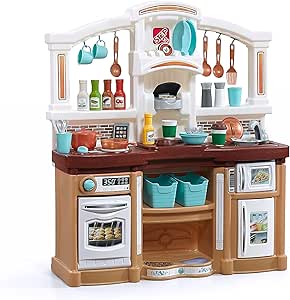 Amazon.com: Step2 Fun with Friends Kitchen | Large Plastic Play Kitchen ...
