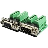 Amazon.com: Avanexpress DB9 Breakout Connector RS232 Serial 9 Pin Connector Db9 Terminal Female ...
