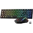 Amazon.com: Redragon S136 Gaming Keyboard & Mouse Combo, 75% K628 Tri ...