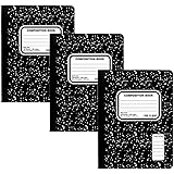 Mead Composition Book, Wide Ruled, 9.75 X 7.5 Inch Sheet Size, Black ...
