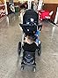 Amazon.com : Englacha 2-in-1 Cozy 4-Wheel Rider, Black - Child Rider ...