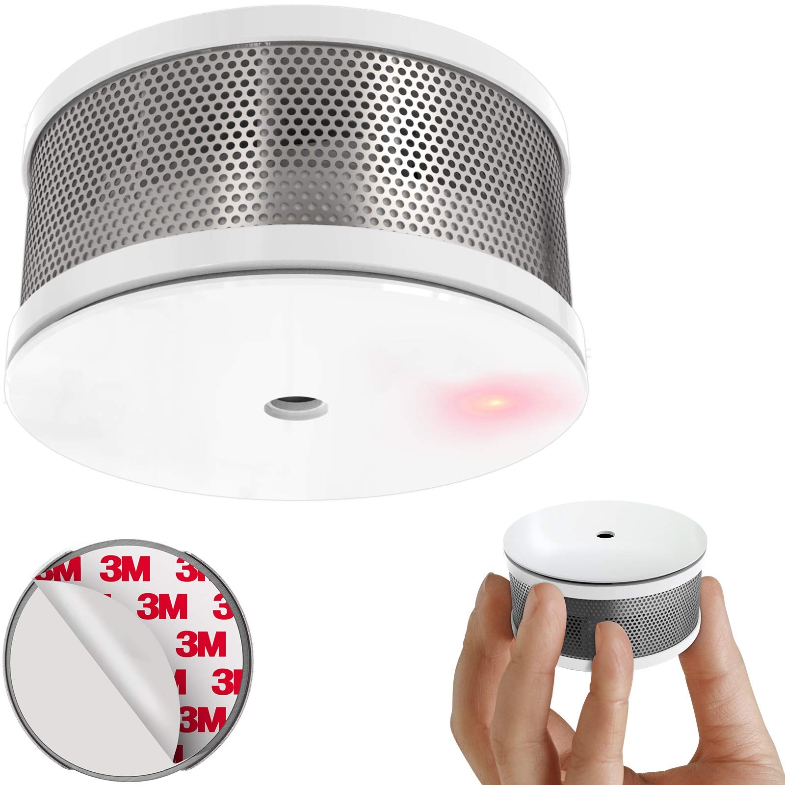 Mua SITERLINK Mini Smoke Detector Fire Alarm, Small 10 Year Battery ...
