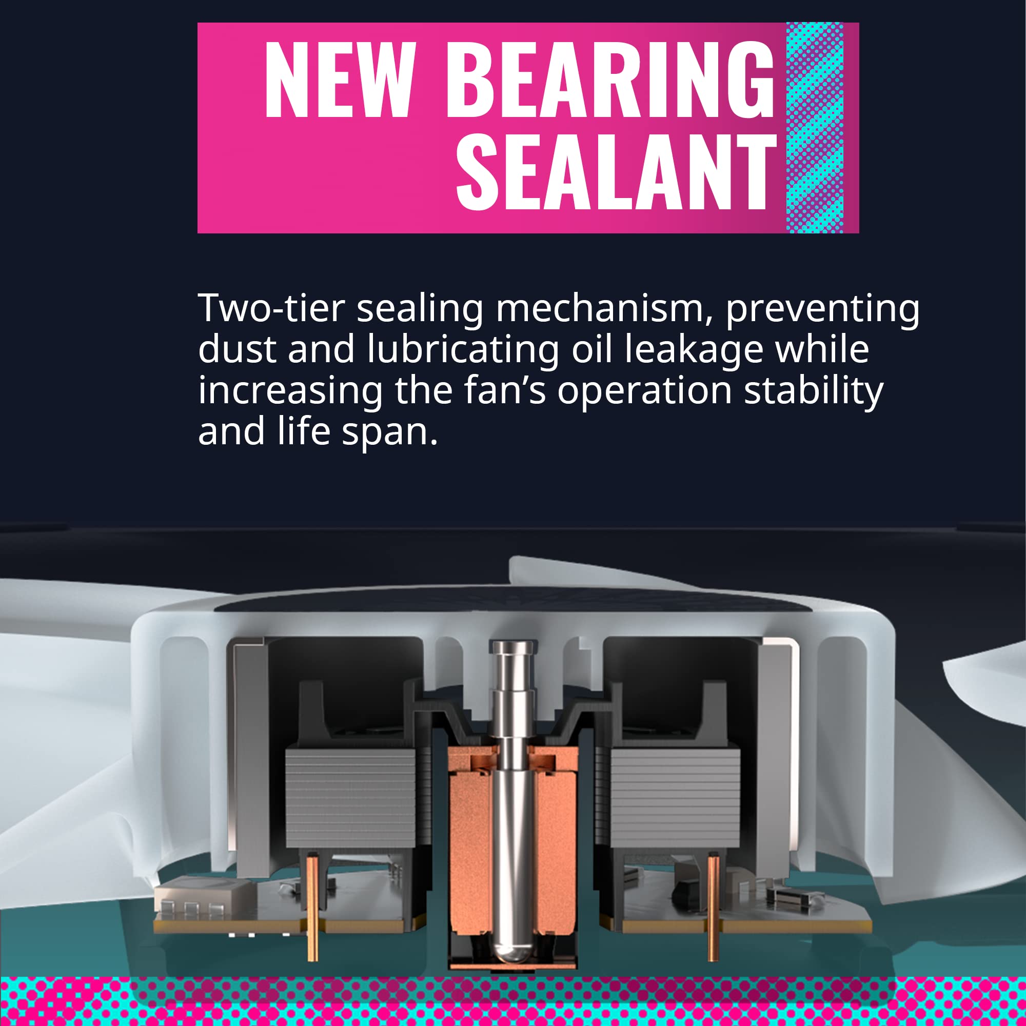 Mua SickleFlow 120 V2 RGB Square Frame Fan, RGB 4-Pin Customizable LEDs ...