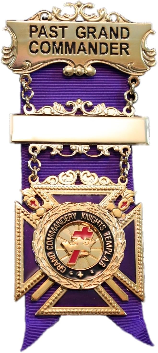 Amazon.com: York Rite Knights Templar Past Grand Commander Jewel ...