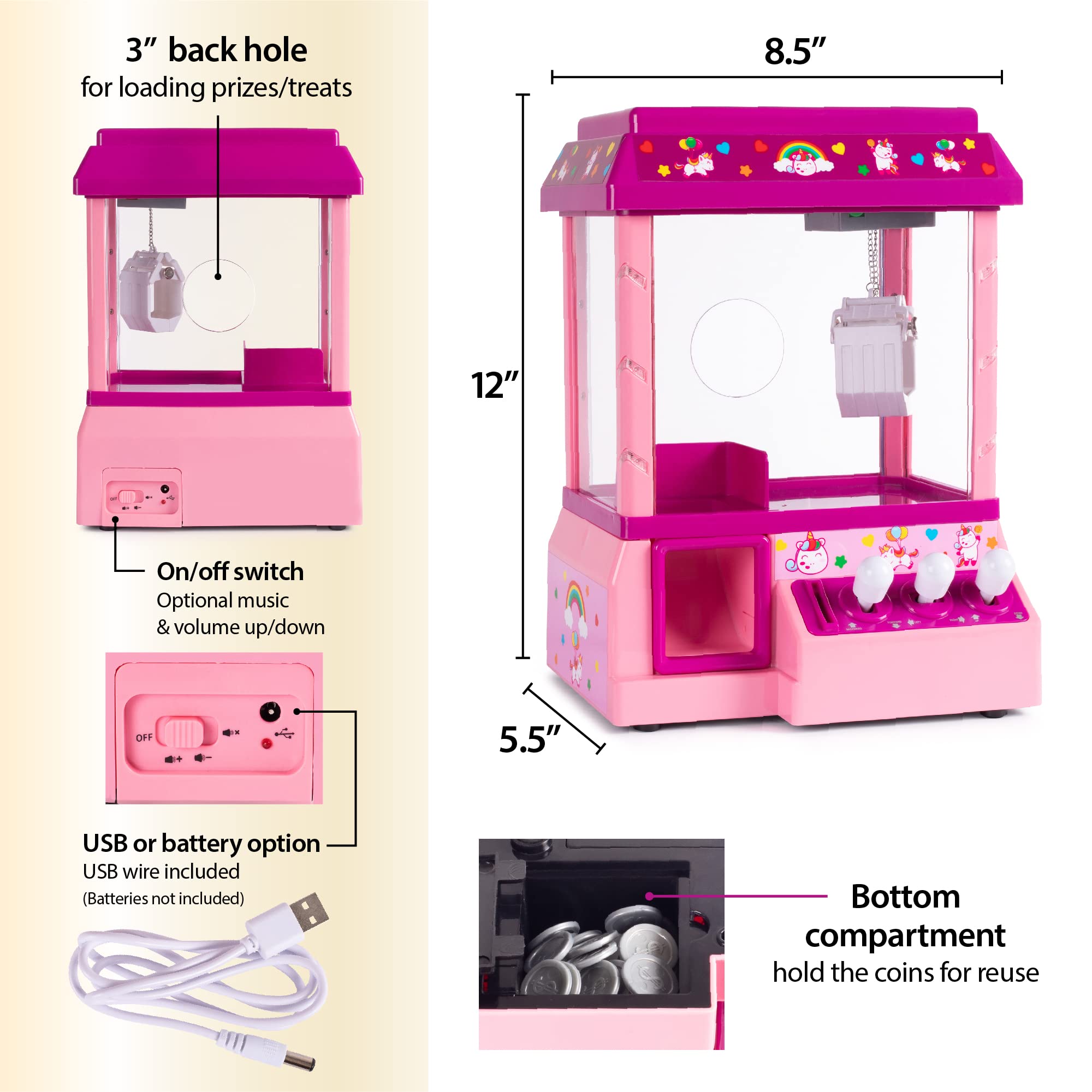 Mua Candy Claw Machine | Toy Claw Machine | Claw Machine | Small Claw ...