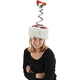 Amazon.com: elope Springy Santa Hat, Multi-Colored, One Size: Clothing