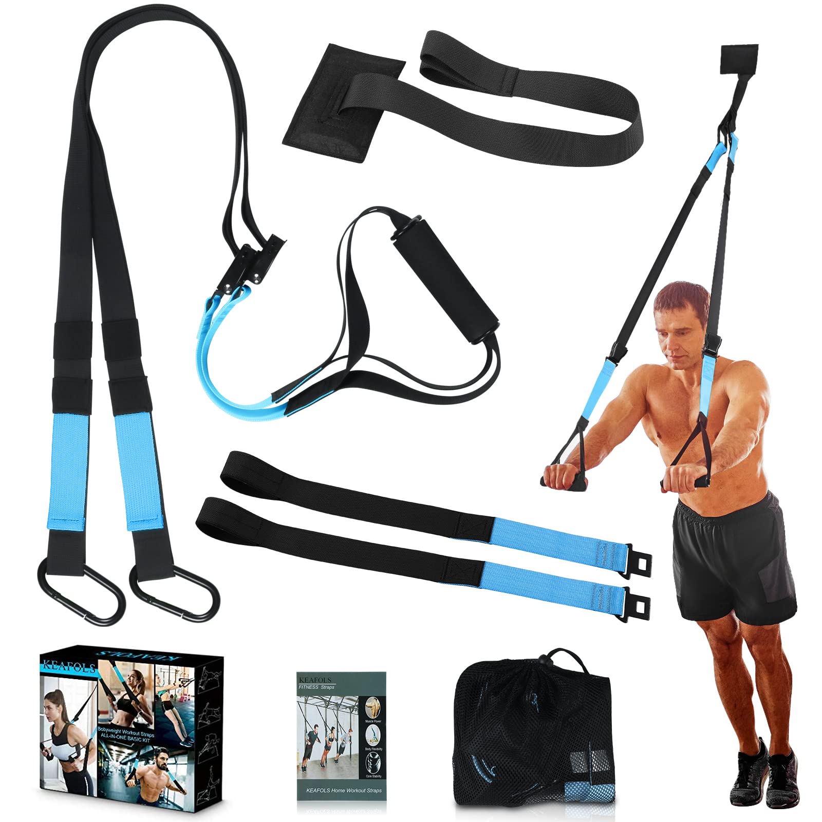 Mua Bodyweight Fitness Resistance Suspension Kit Extension Strap Door ...