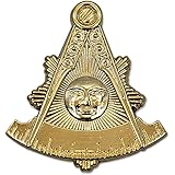 Amazon.com: Past Master Blue & Gold Masonic Lapel Pin - 1" Tall: Clothing