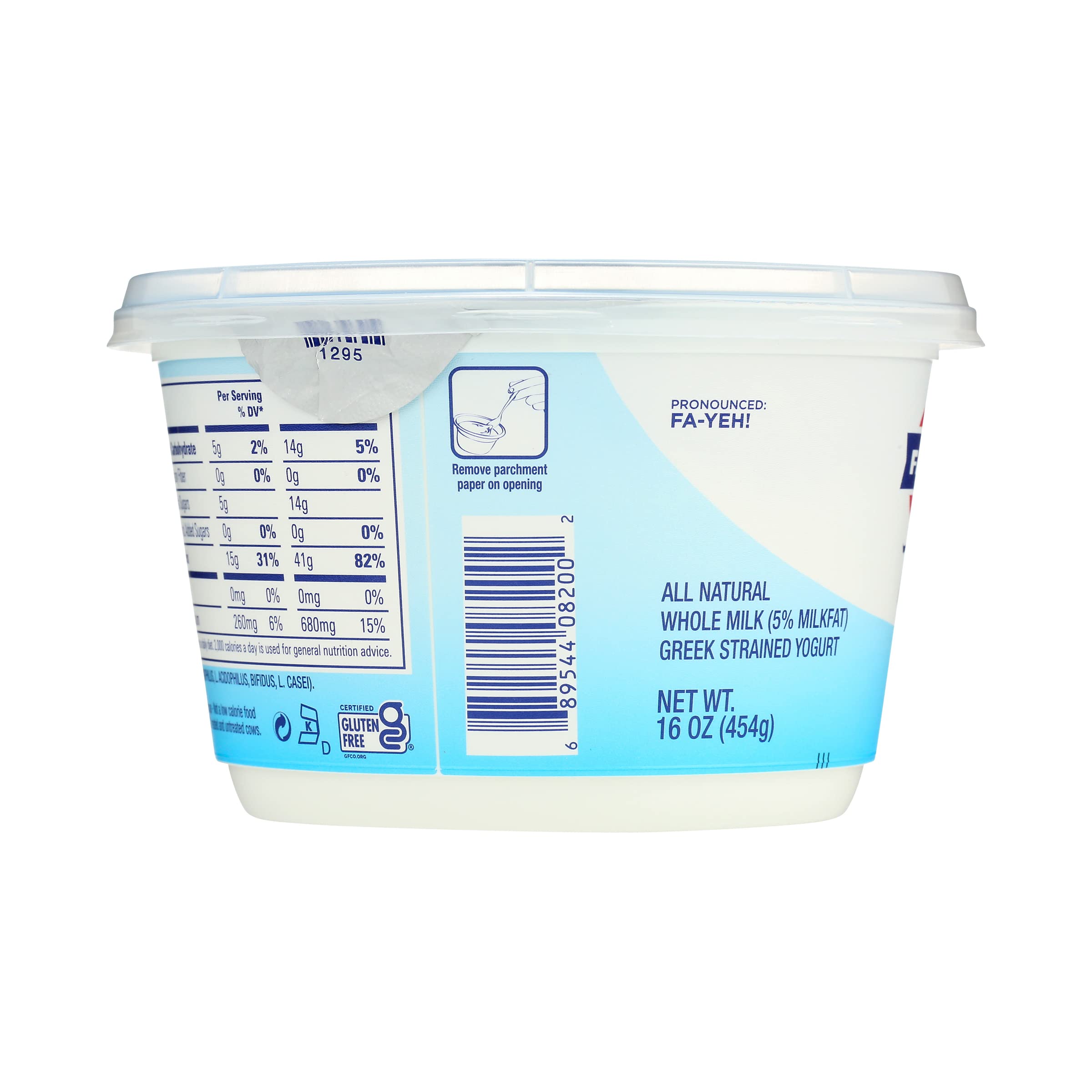 Mua FAGE Total Greek Yogurt, 5% Whole Milk, Plain, 16 oz trên Amazon Mỹ ...