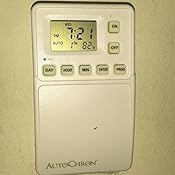 Amazon.com: SWE Inc 82000 AutoChron Wall Switch Timer, 6" x 3" x 2 ...