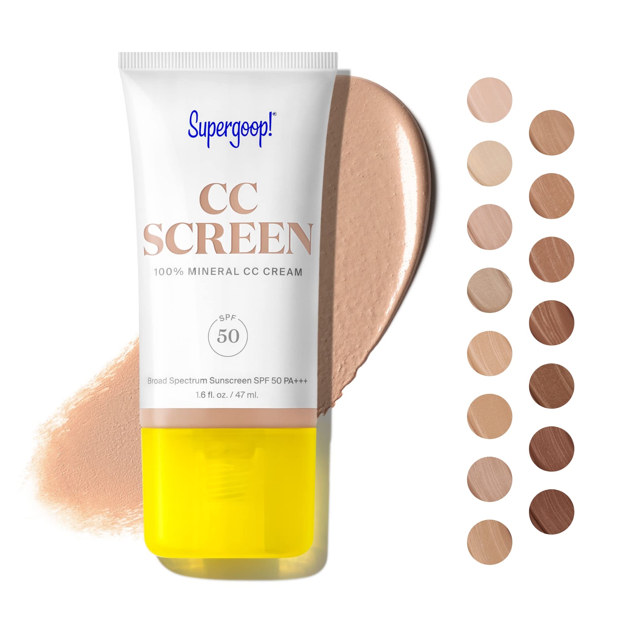 Mua CC Screen - SPF 50 PA++++ CC Cream, 100% Mineral Color-Corrector ...